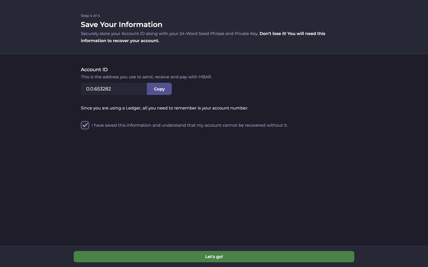 Set up your Ledger with HashPack